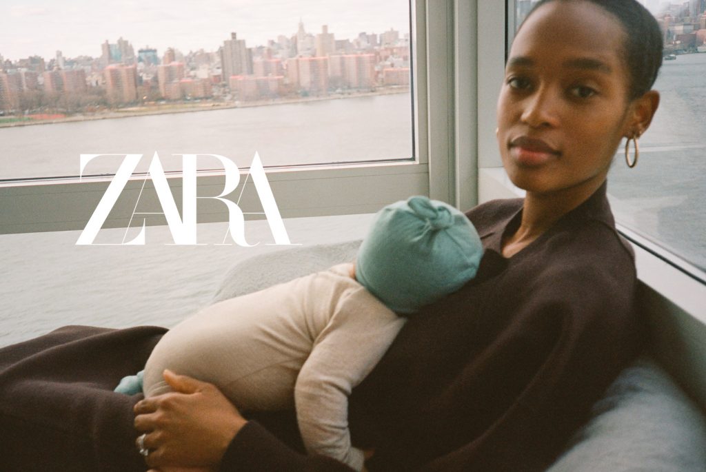 Zara Kids New Born Campaign retouched by White Retouch