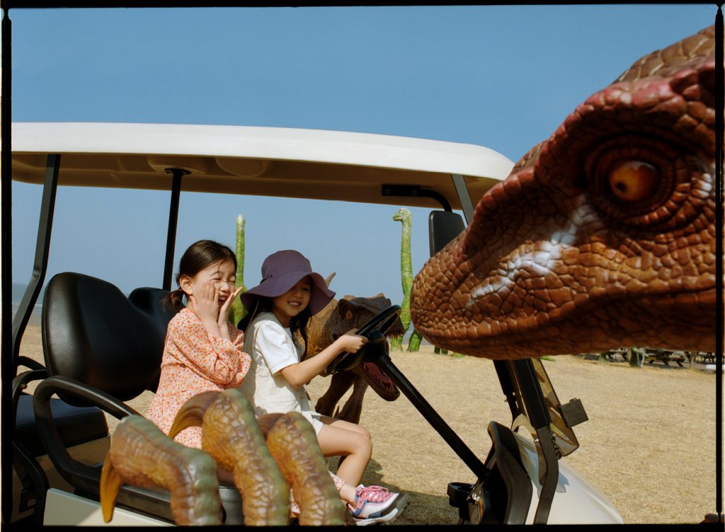 Zara Kids with dinosaurs retouched by White Retouch